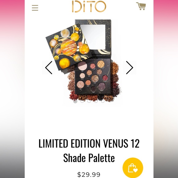 Dito | Makeup | Dito Venus Palette Limited Edition | Poshmark